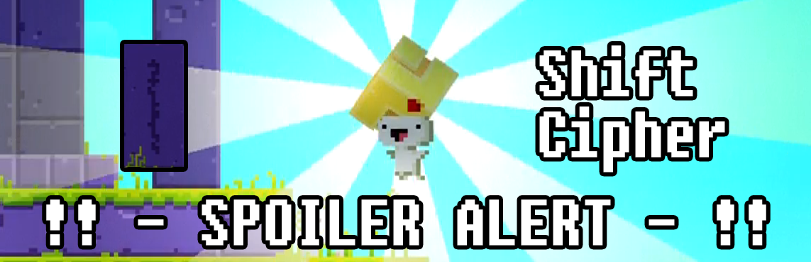 SPOILER ALERT – Shift Cipher – XBLAFans