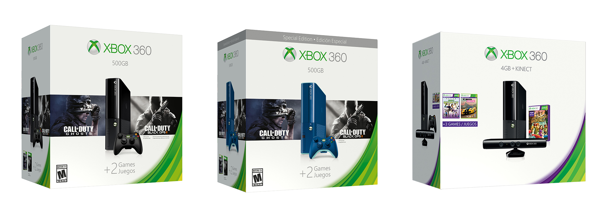 Microsoft announces blue Xbox 360 as part of its 2014 holiday bundles ...