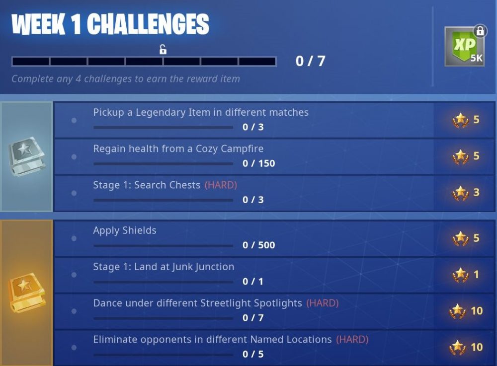 Fortnite Season Six: Week One Challenges Guide – XBLAFans